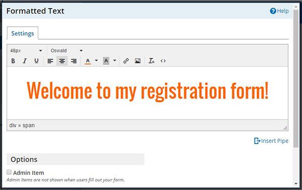Formatted Text Use And Tips For The Text Editor Formsite